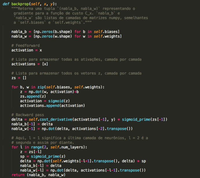 Capítulo 16 - Algoritmo Backpropagation em Python - Deep Learning Book